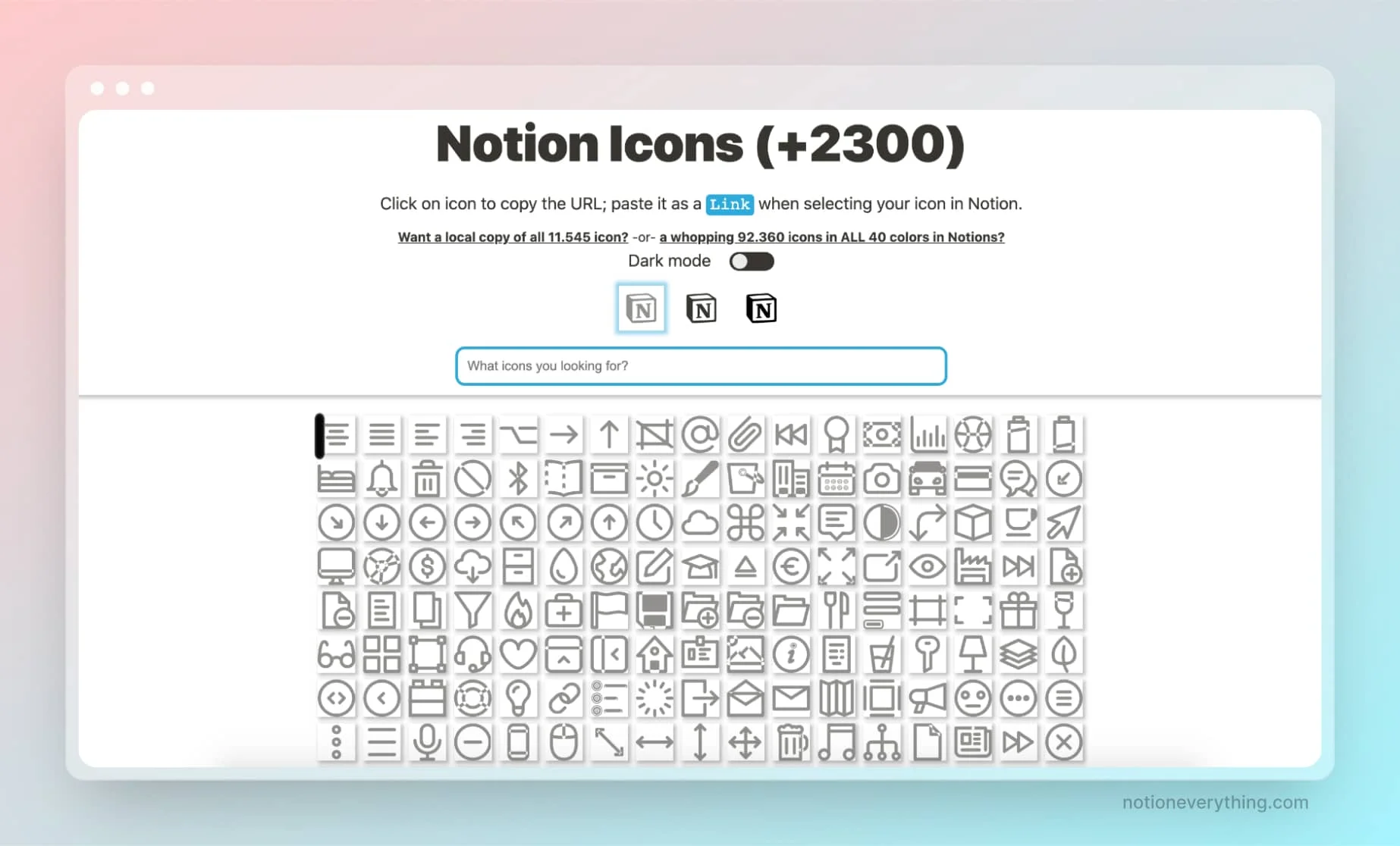 Notion icons: 15 FREE icon libraries for Notion